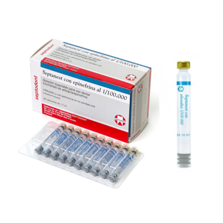 ANESTESIA DE VIDRIO SEPTANEST – Dento