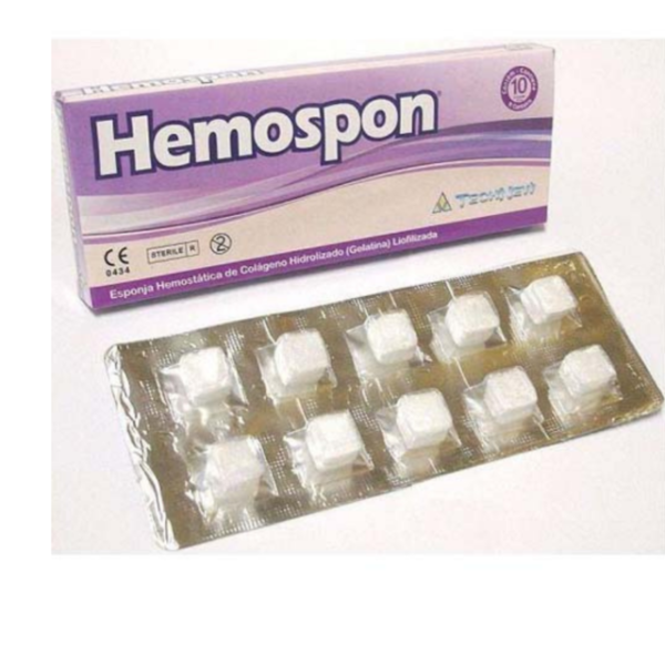 ESPONJA HEMOSTATICA HEMOSPON – Dento